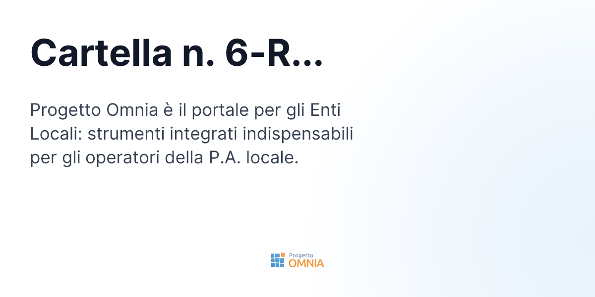 Cartella n. 6-Ref − Propaganda elettorale da parte dei promotori e dei ...