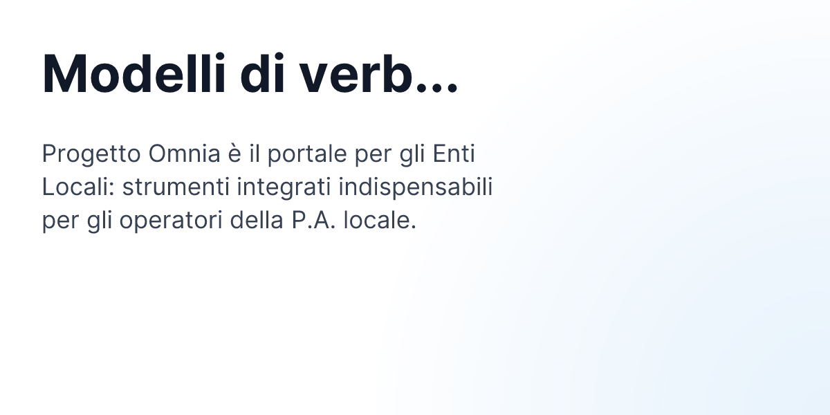 Modelli di verbale di contestazione e accertamento violazioni alle ...