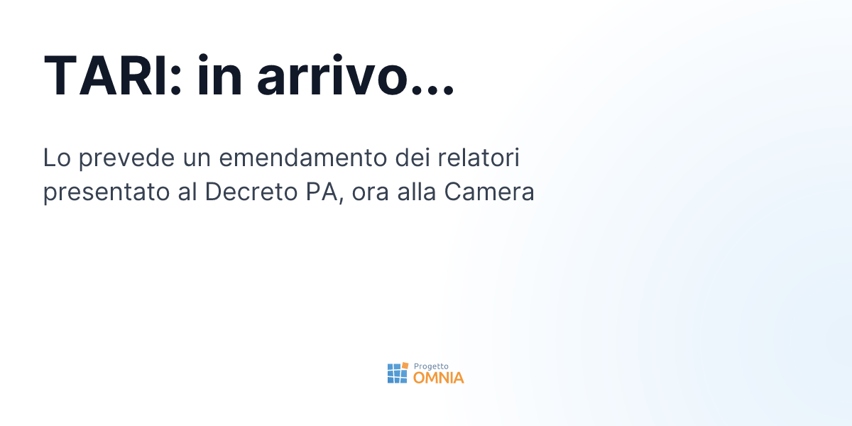 TARI: in arrivo la proroga al 30 giugno 2025 per piani finanziari e ...