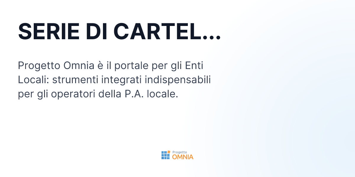 SERIE DI CARTELLI per gestione schede durante lo scrutinio | Progetto Omnia