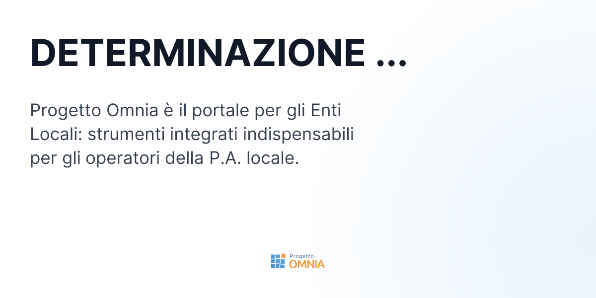 DETERMINAZIONE integrazione impegno di spesa per nuovi componenti ...